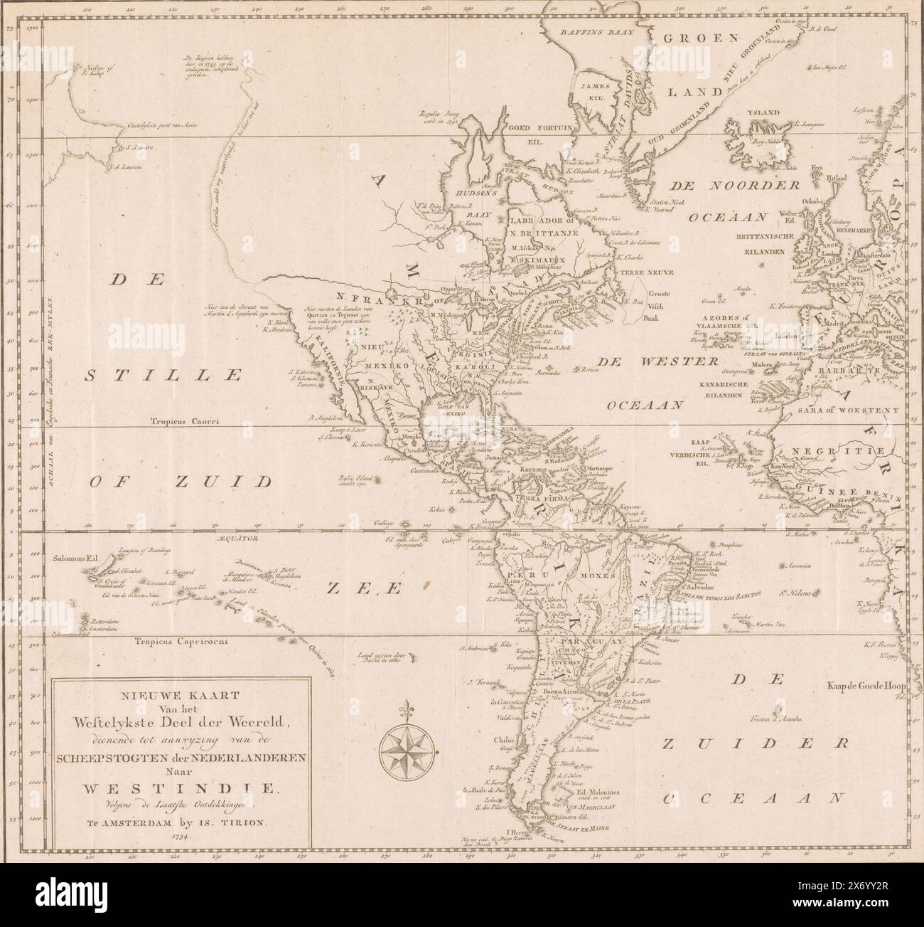1754 world map hi-res stock photography and images - Alamy