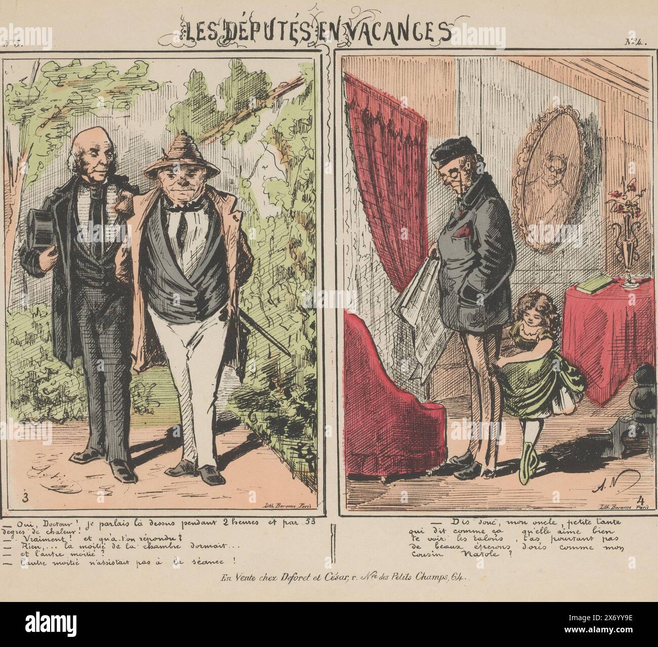 1871 paris cartoon hi-res stock photography and images - Alamy