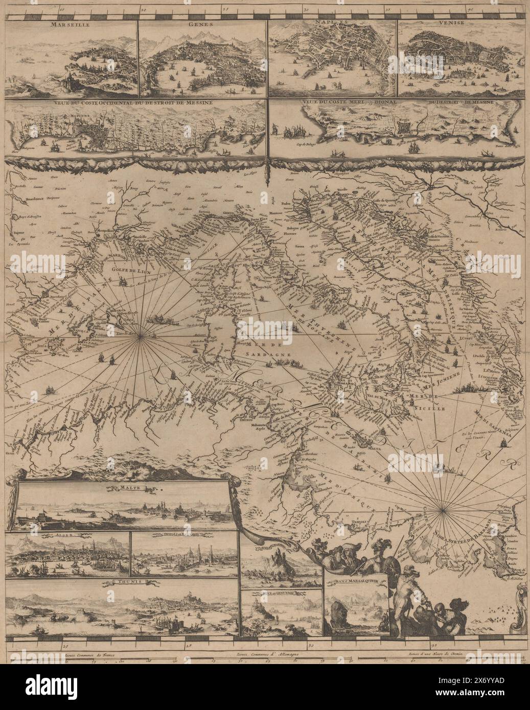 Three part nautical chart hi-res stock photography and images - Alamy