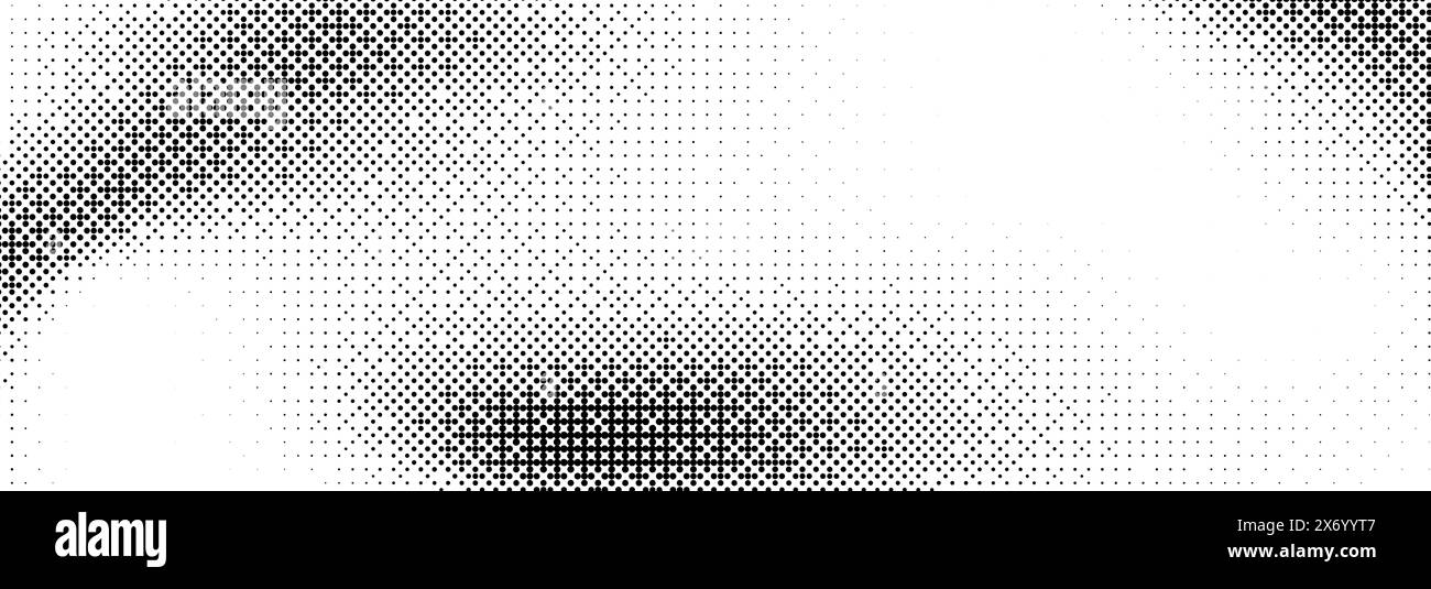 Pixelated bitmap gradient texture. Black and white dither pattern ...