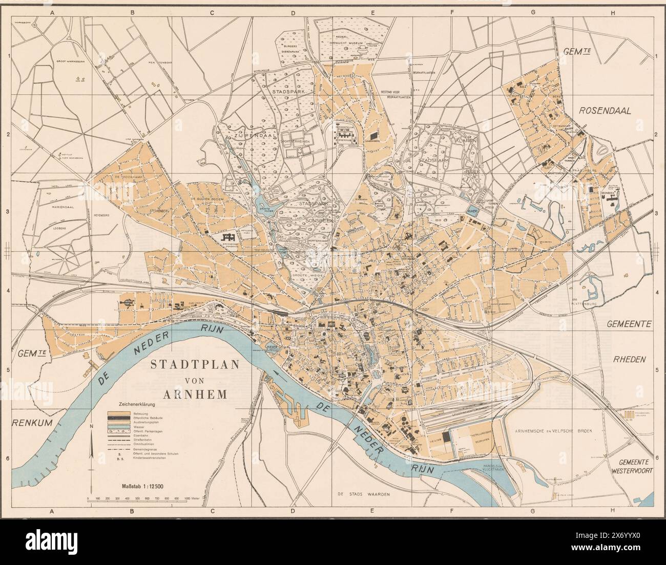 Stadtplan von arnhem hi-res stock photography and images - Alamy