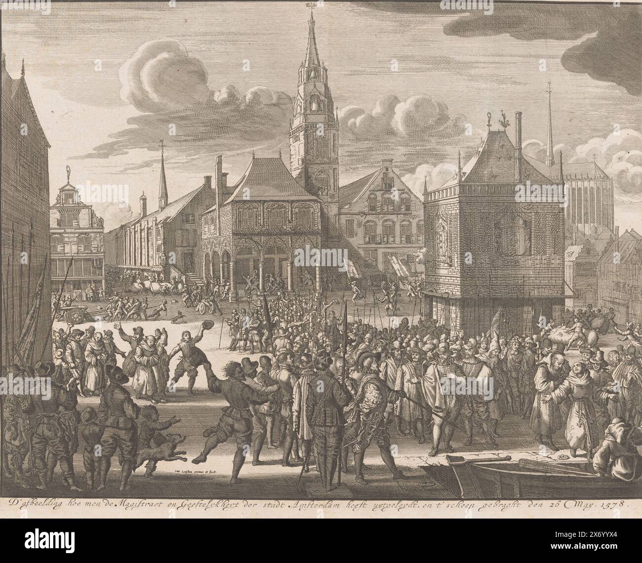 Alteration of Amsterdam, May 26, 1578, The illustration of how the ...