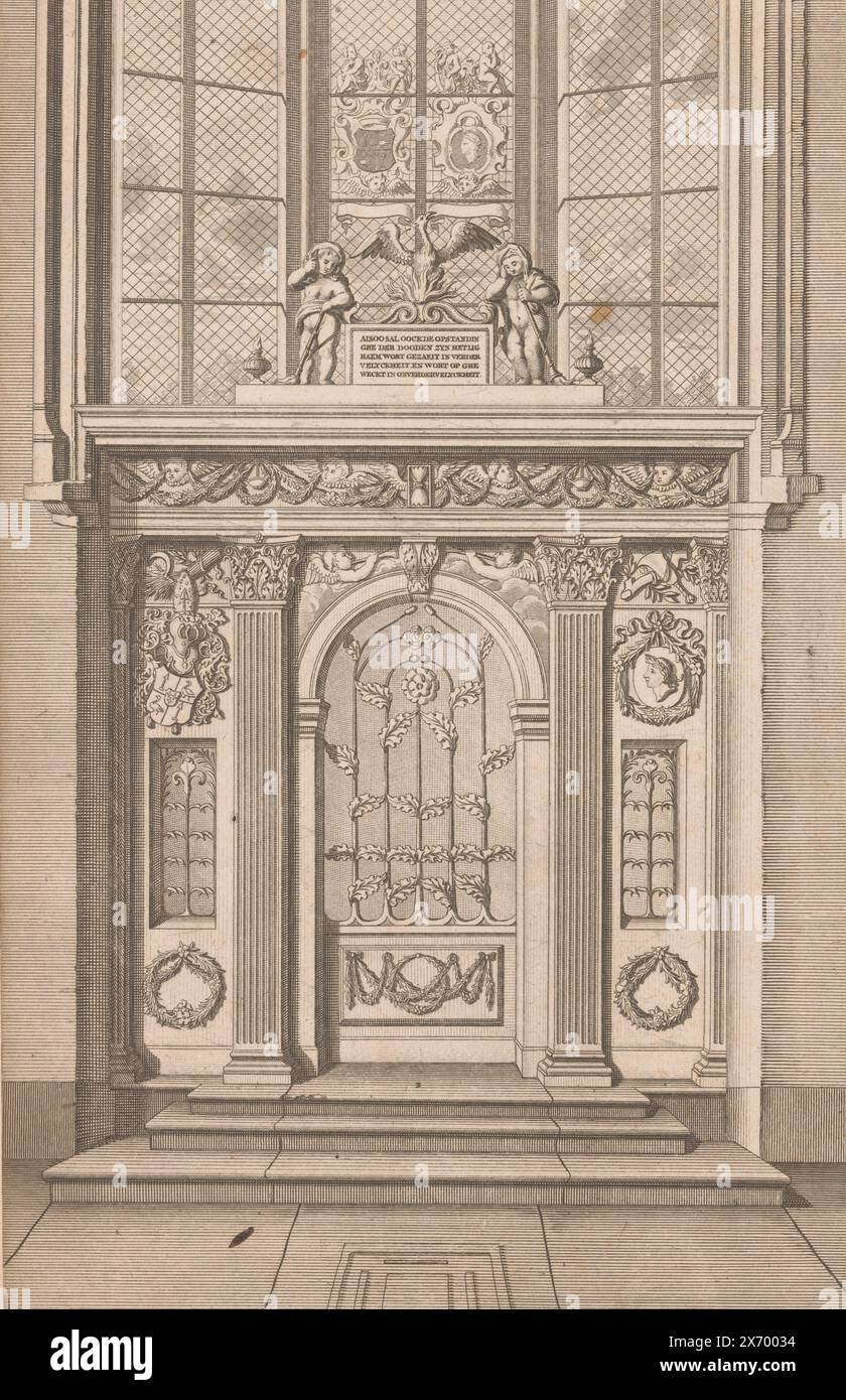 Grave monument for Cornelis de Graeff in the Oude Kerk in Amsterdam ...