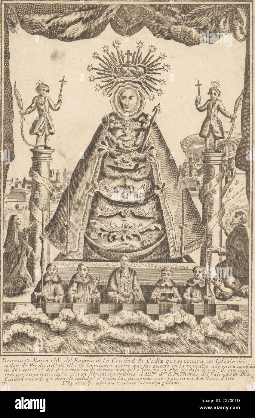 Statue of Our Lady of the Holy Rosary from the Monastery of Saint ...
