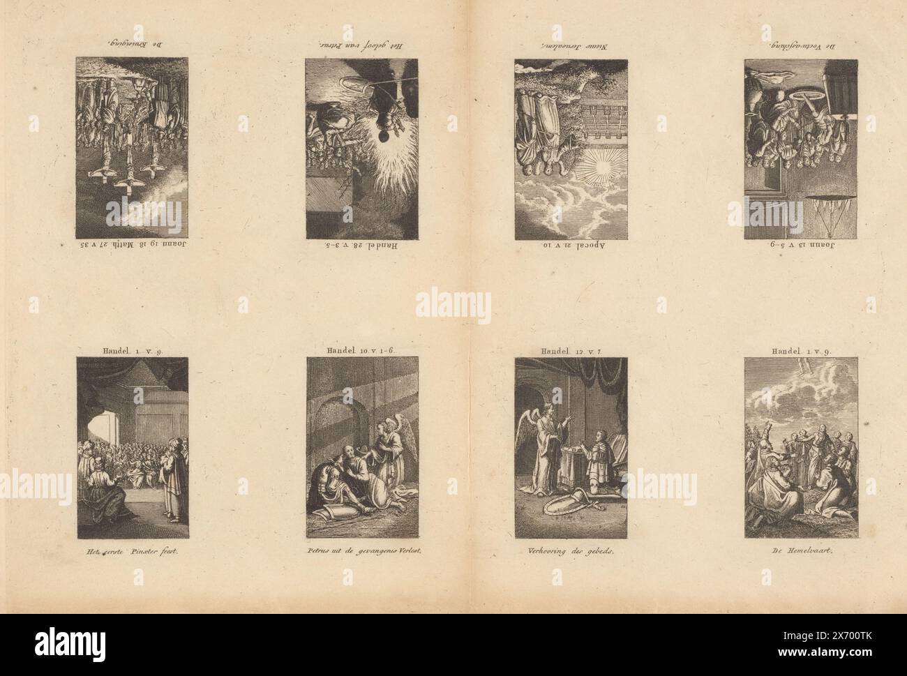 Eight Bible scenes from John, Matthew, the Apocalypse and Georg ...