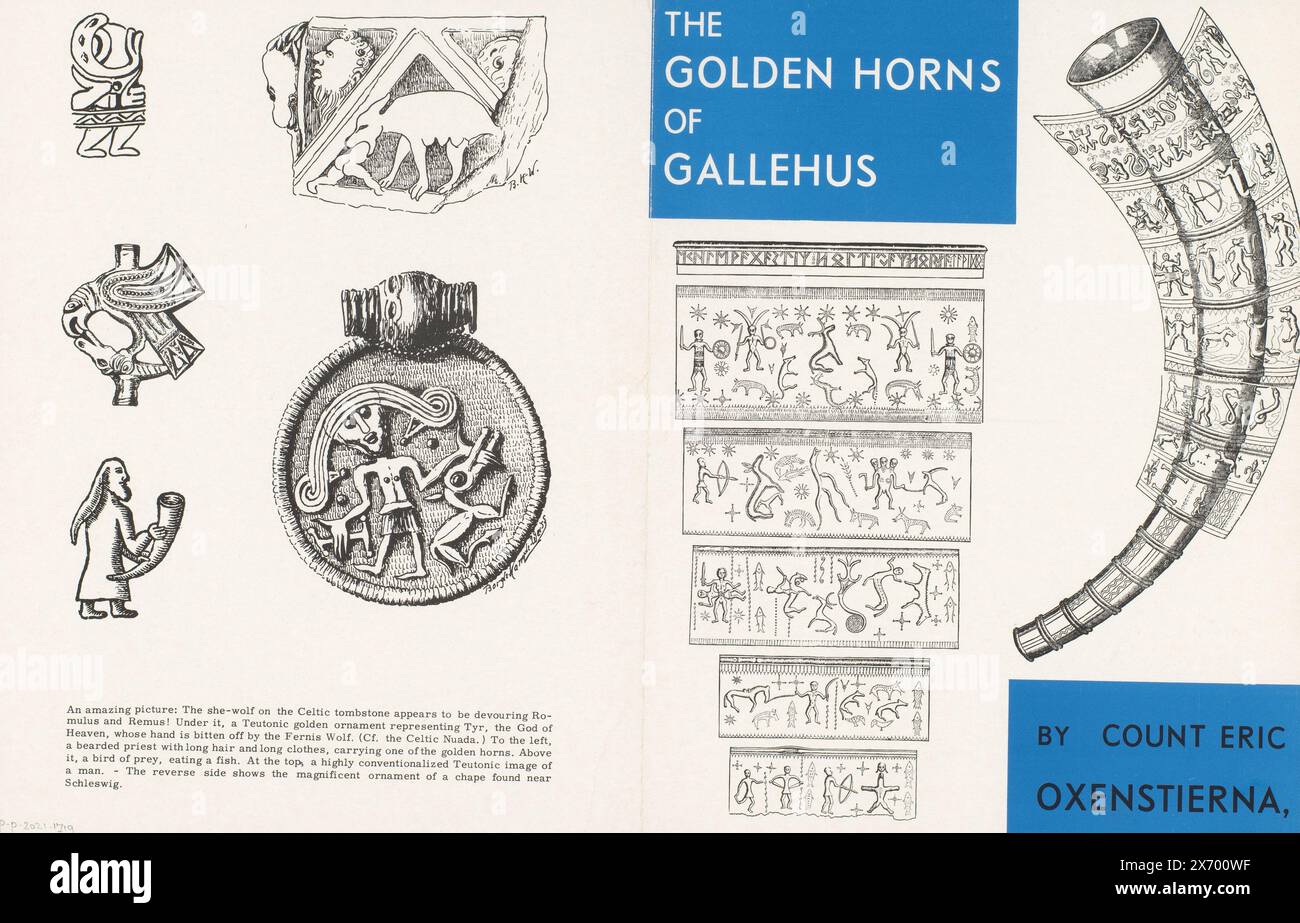 Prospectus for: Eric Oxenstierna, The Golden Horns of Gallehus ...