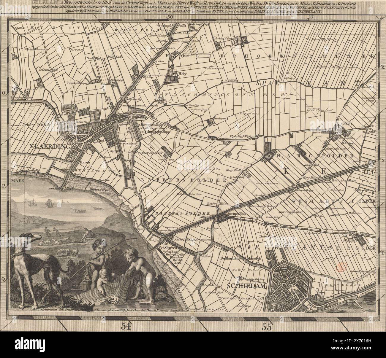 Map of the Delfland Water Board (twenty-second part), T Hooge ...