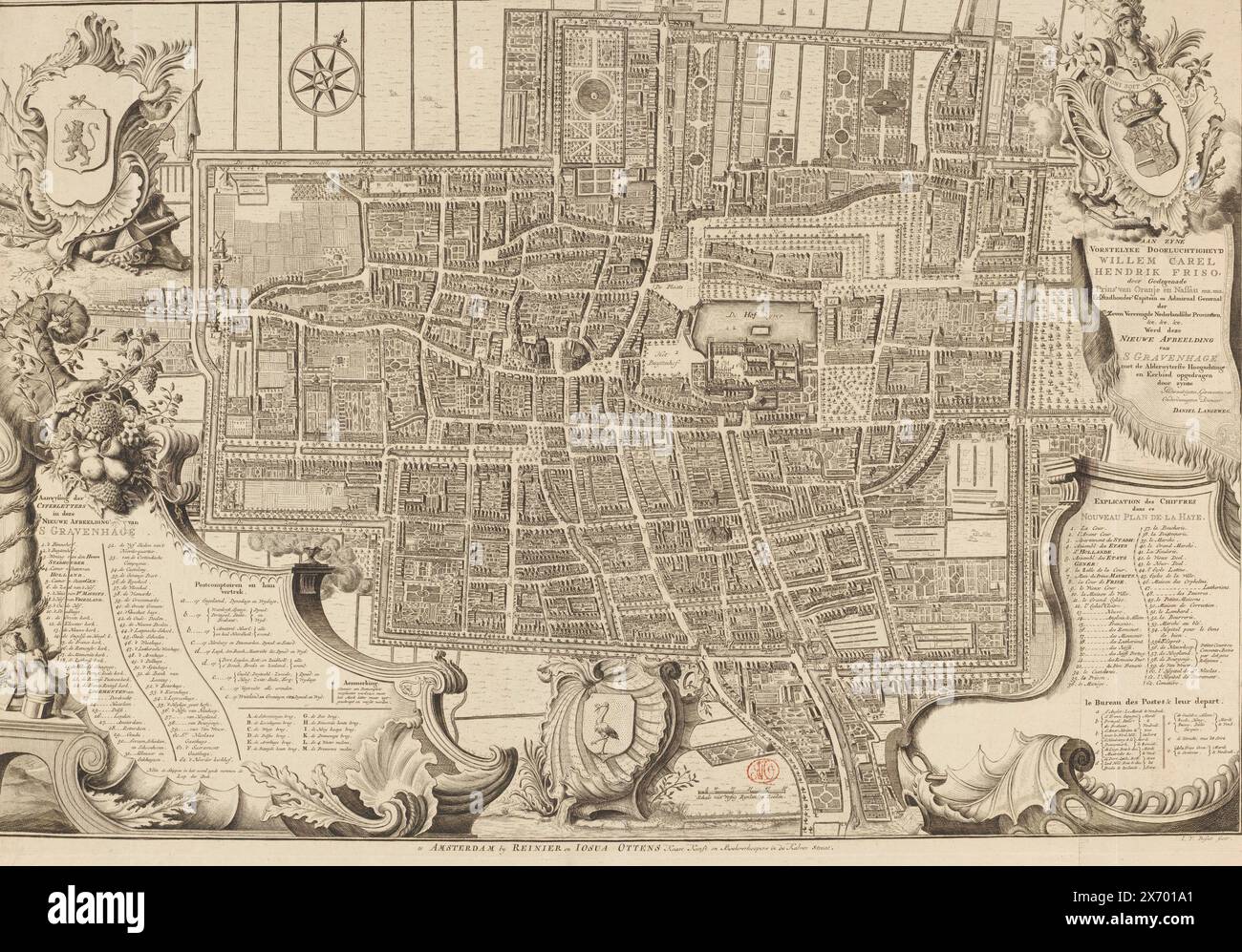 Map of The Hague, New image of The Hague (title on object), Map from a ...