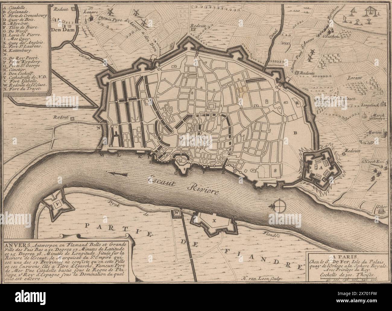 Map of Antwerp, Anvers, Antwerp and Flamand belle et grande ville des ...