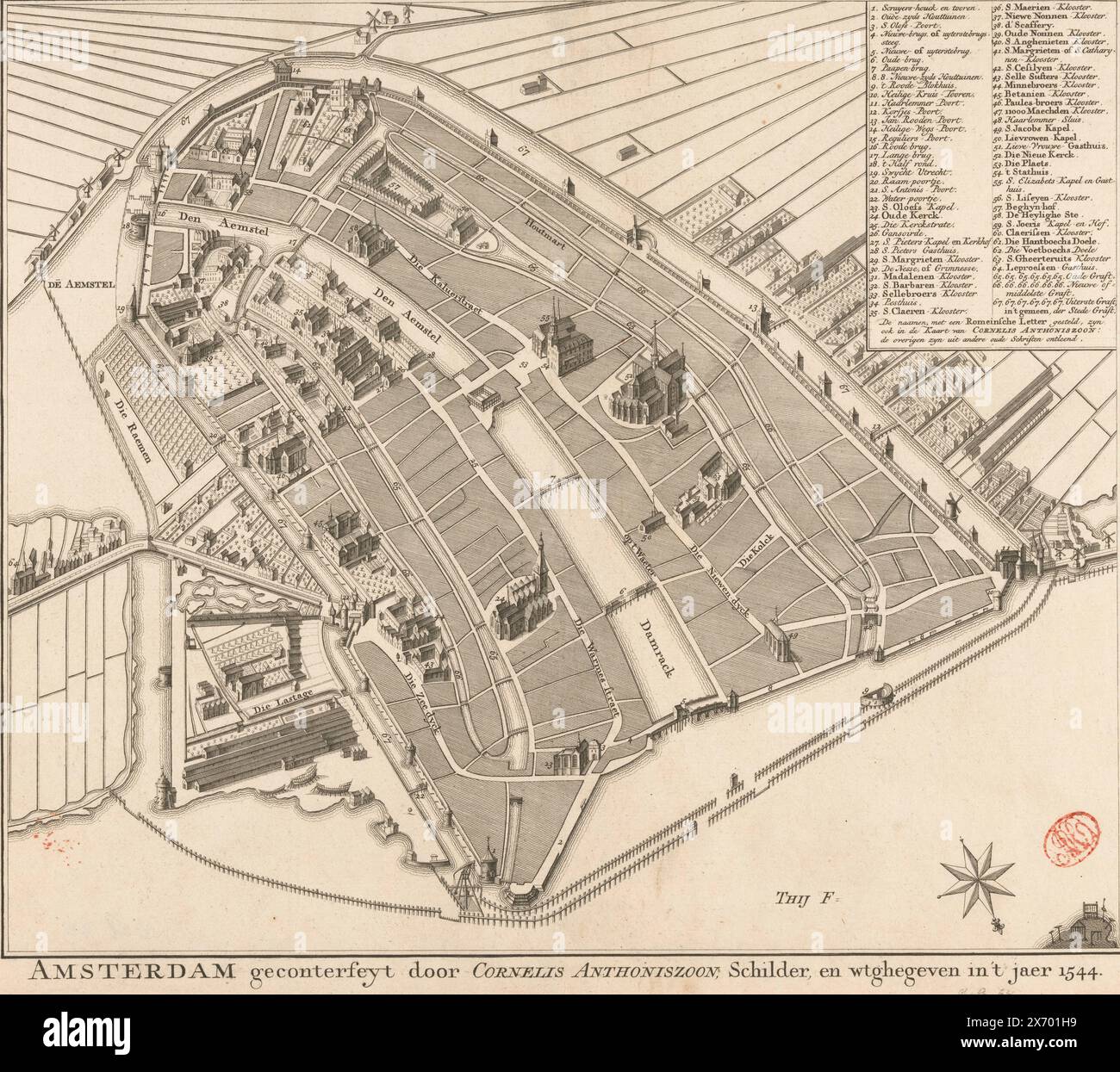 Map of amsterdam hi-res stock photography and images - Alamy