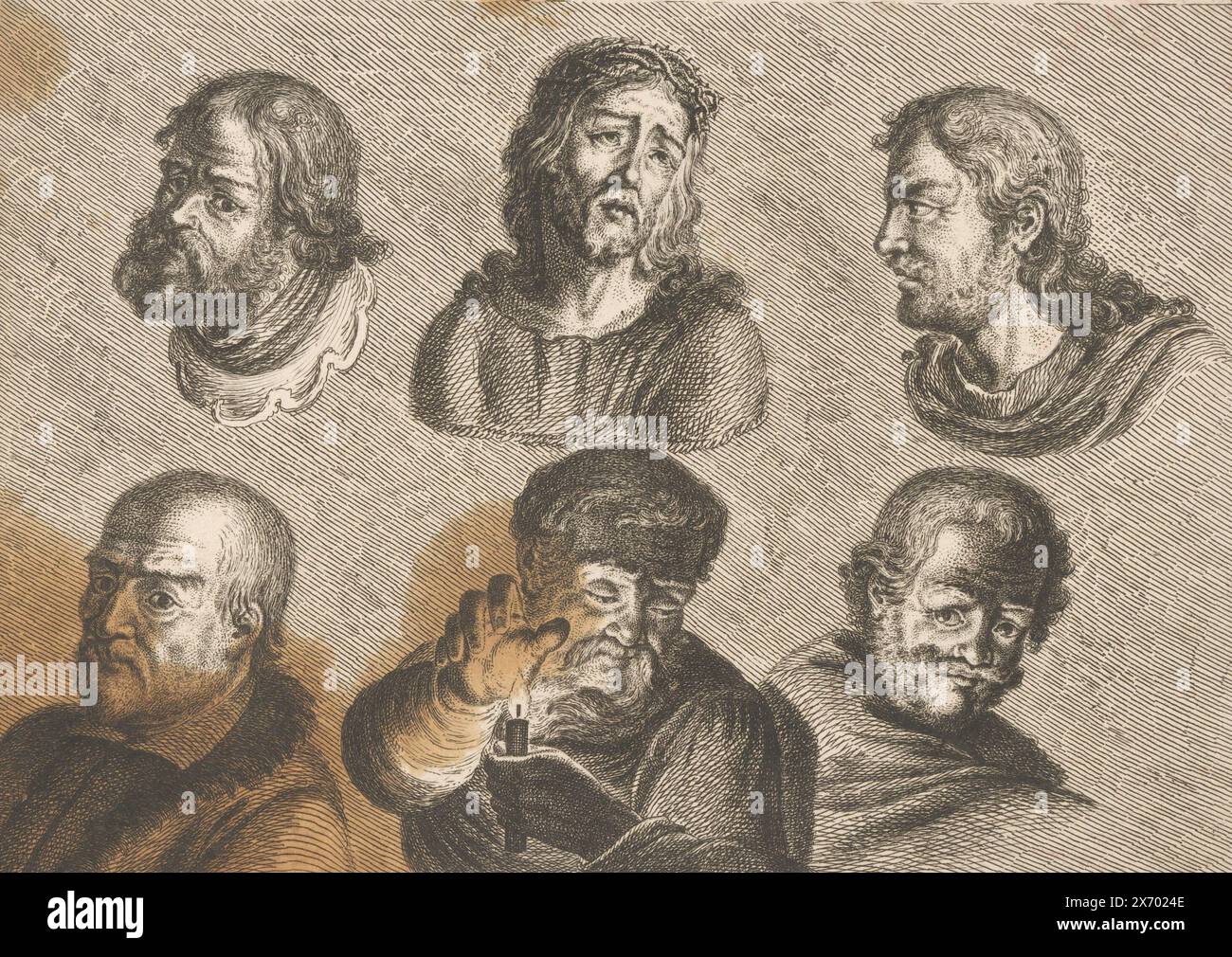 Six mens heads hi-res stock photography and images - Alamy