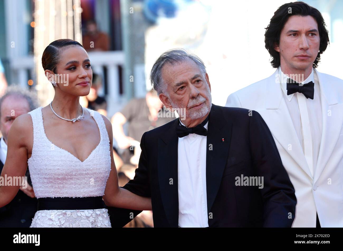 Nathalie Emmanuel, Francis Ford Coppola und Adam Driver bei der ...