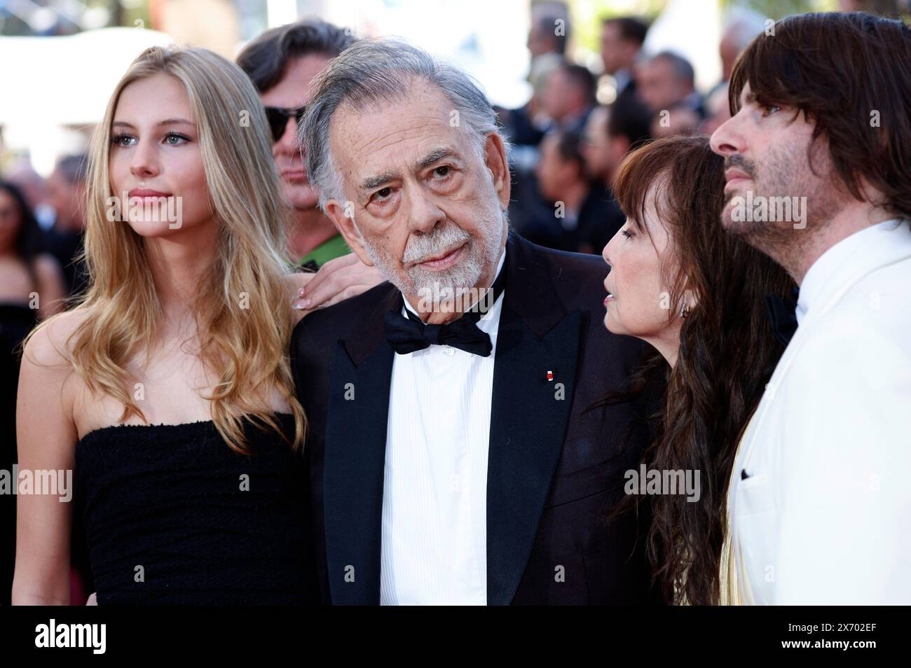 Romy Croquet Mars, Francis Ford Coppola, Talia Shire und Robert Coppola Schwartzman bei der ...