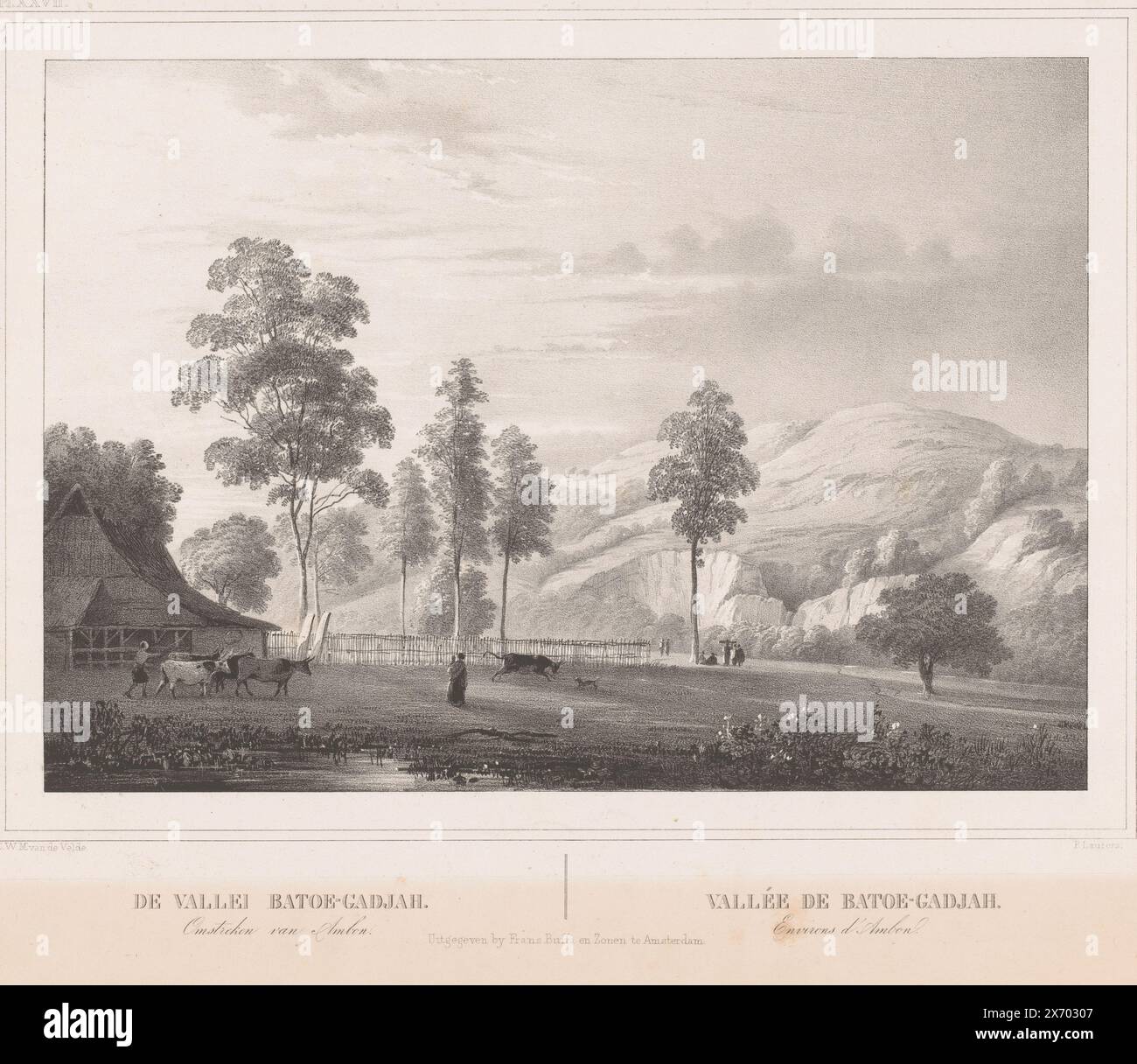 View of the valley of Batoe Gadjah, The Batoe-Gadjah valley ...