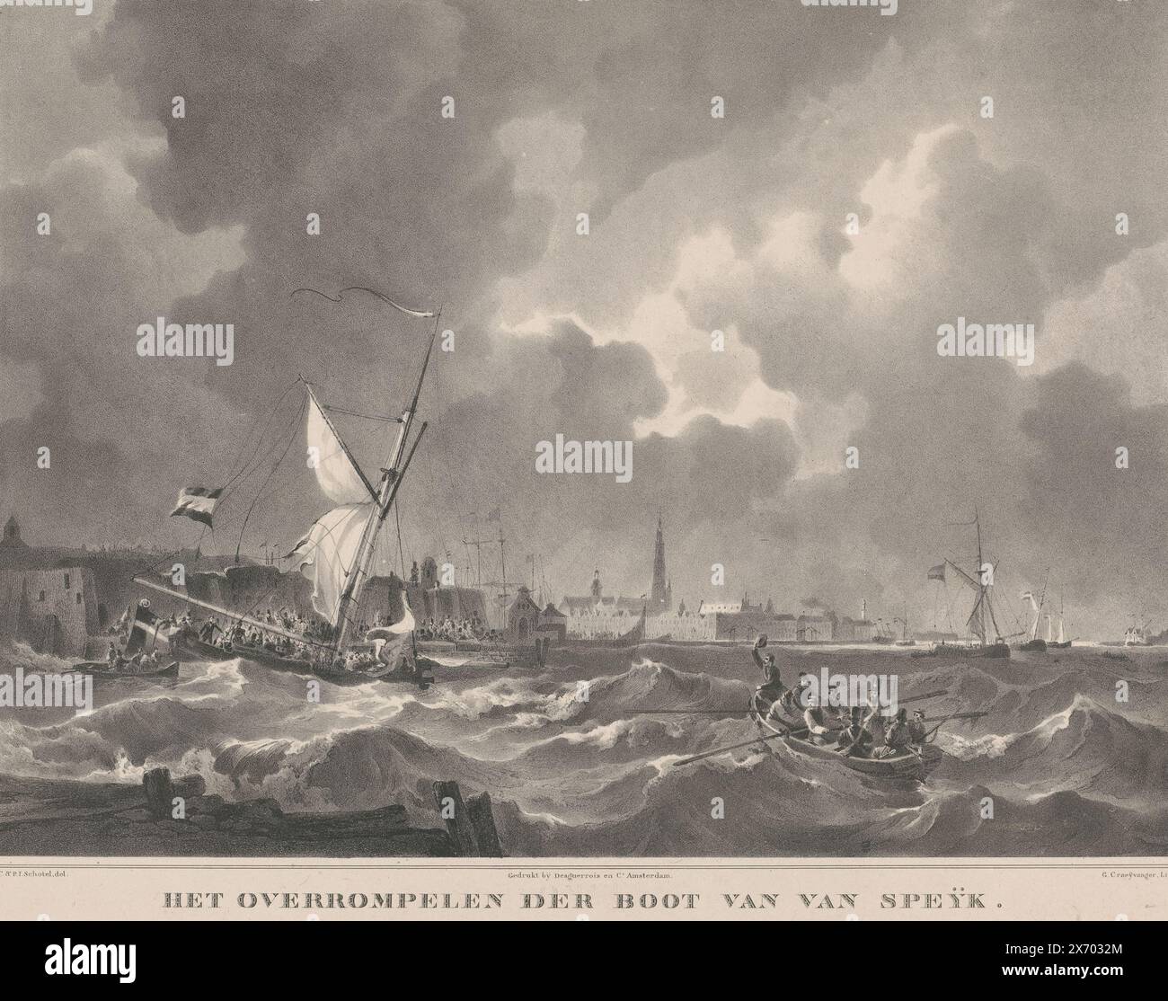 Overwhelming Jan van Speijk's boat, Overwhelming Van Speijk's boat ...