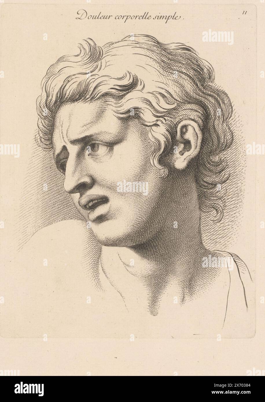 Physical pain, Douleur corporelle simple (title on object), print ...