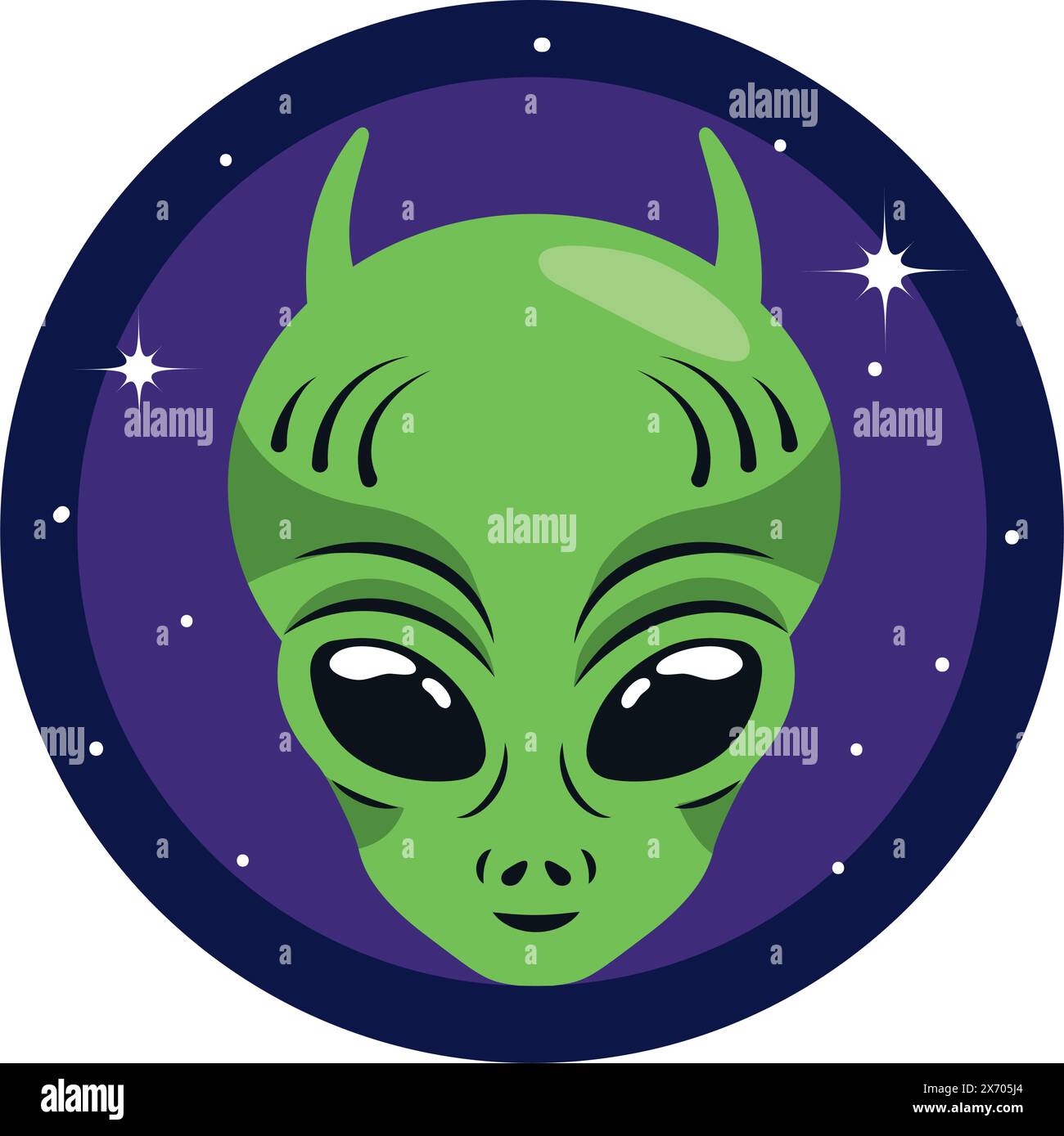 alien face portrait Stock Vector Image & Art - Alamy
