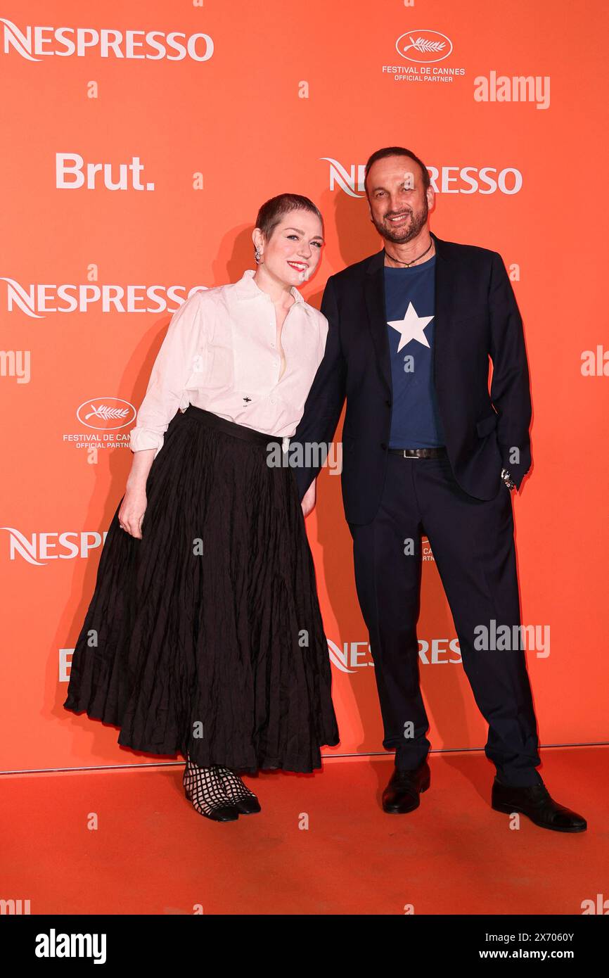 Cannes, France. 16th May, 2024. Emilie Dequenne, Michel Ferracci ...