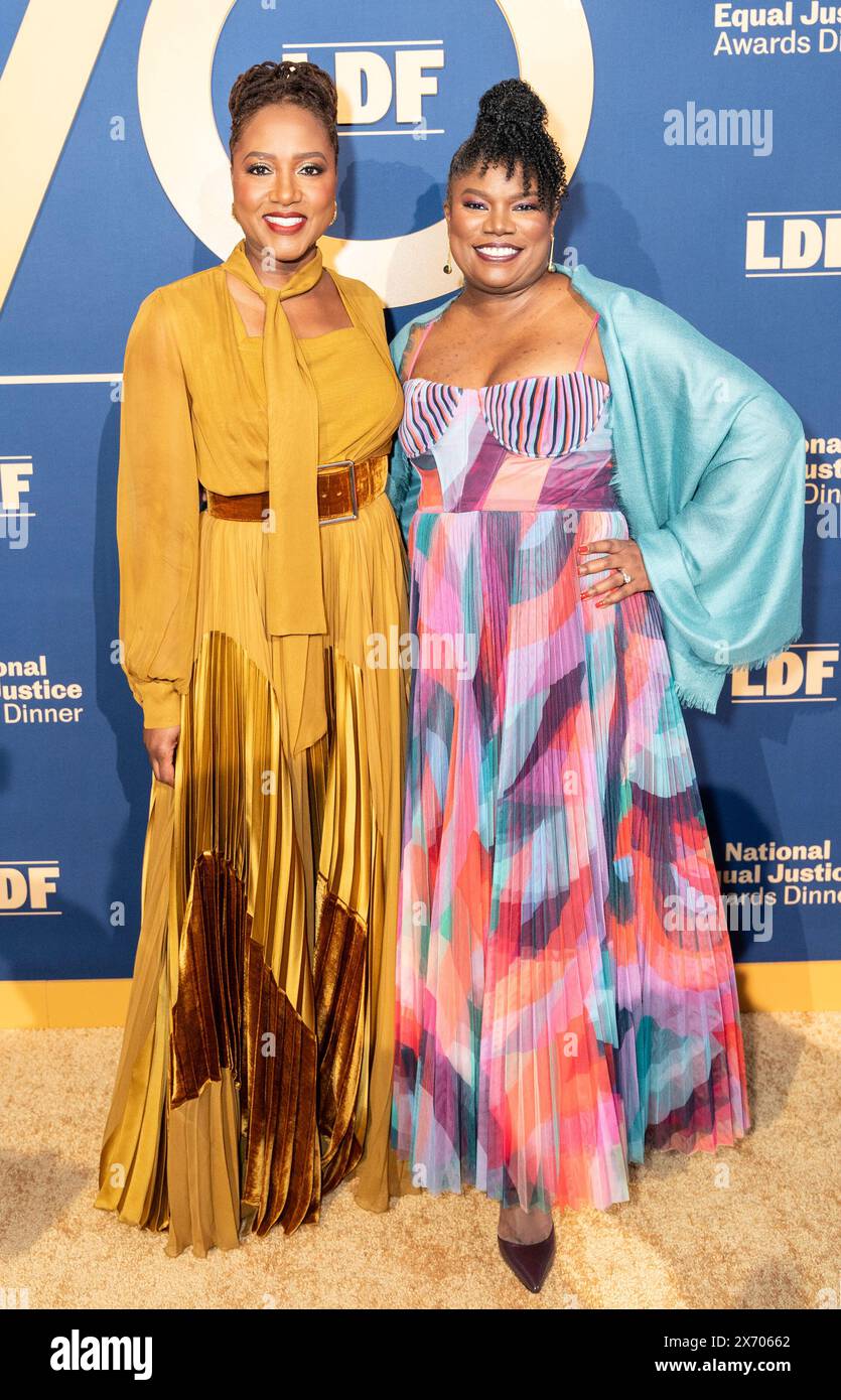 New York, USA. 16th May, 2024. Janai Nelson and Tona Boyd attend 36th ...