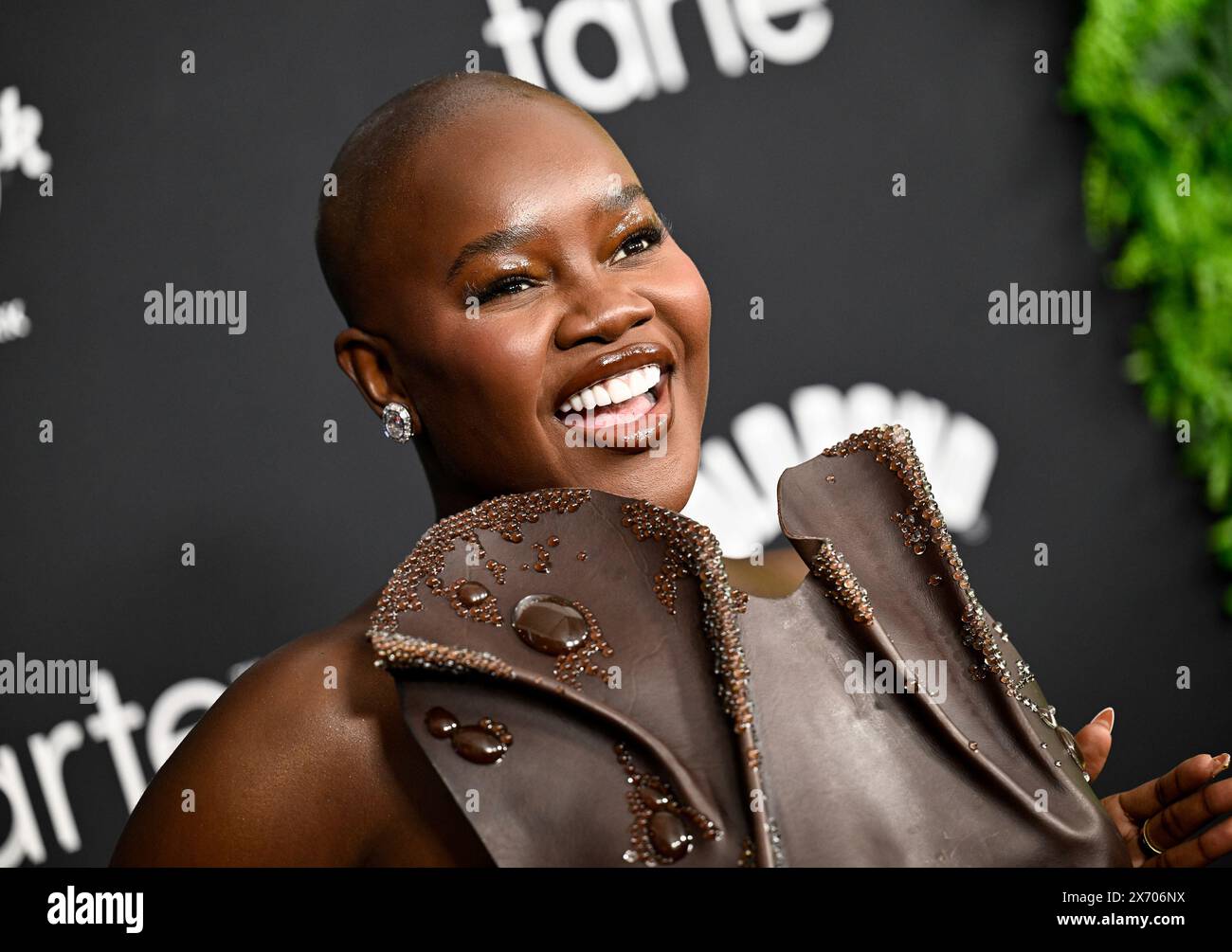 Achieng Agutu attends the Sports Illustrated Swimsuit 60th anniversary ...