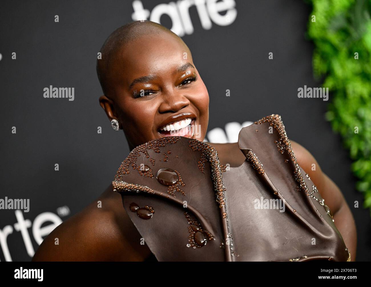 Achieng Agutu attends the Sports Illustrated Swimsuit 60th anniversary ...