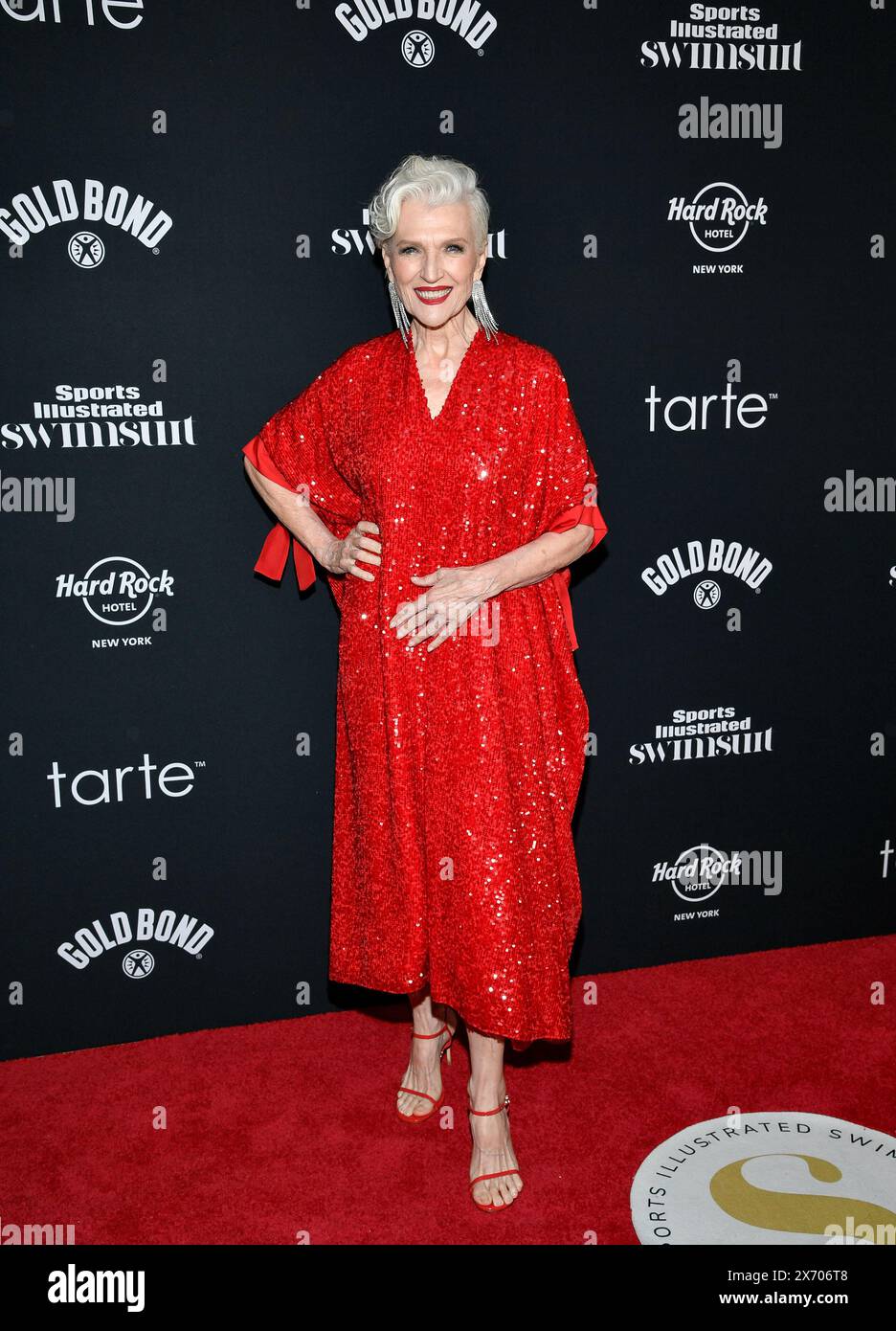 Maye Musk attends the Sports Illustrated Swimsuit 60th anniversary 2024 ...