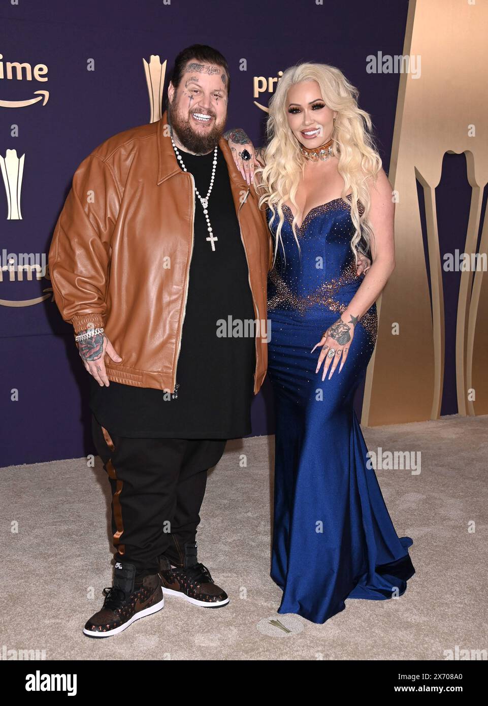 Friso, USA. 16th May, 2024. Jelly Roll and Bunnie DeFord arriving at ...