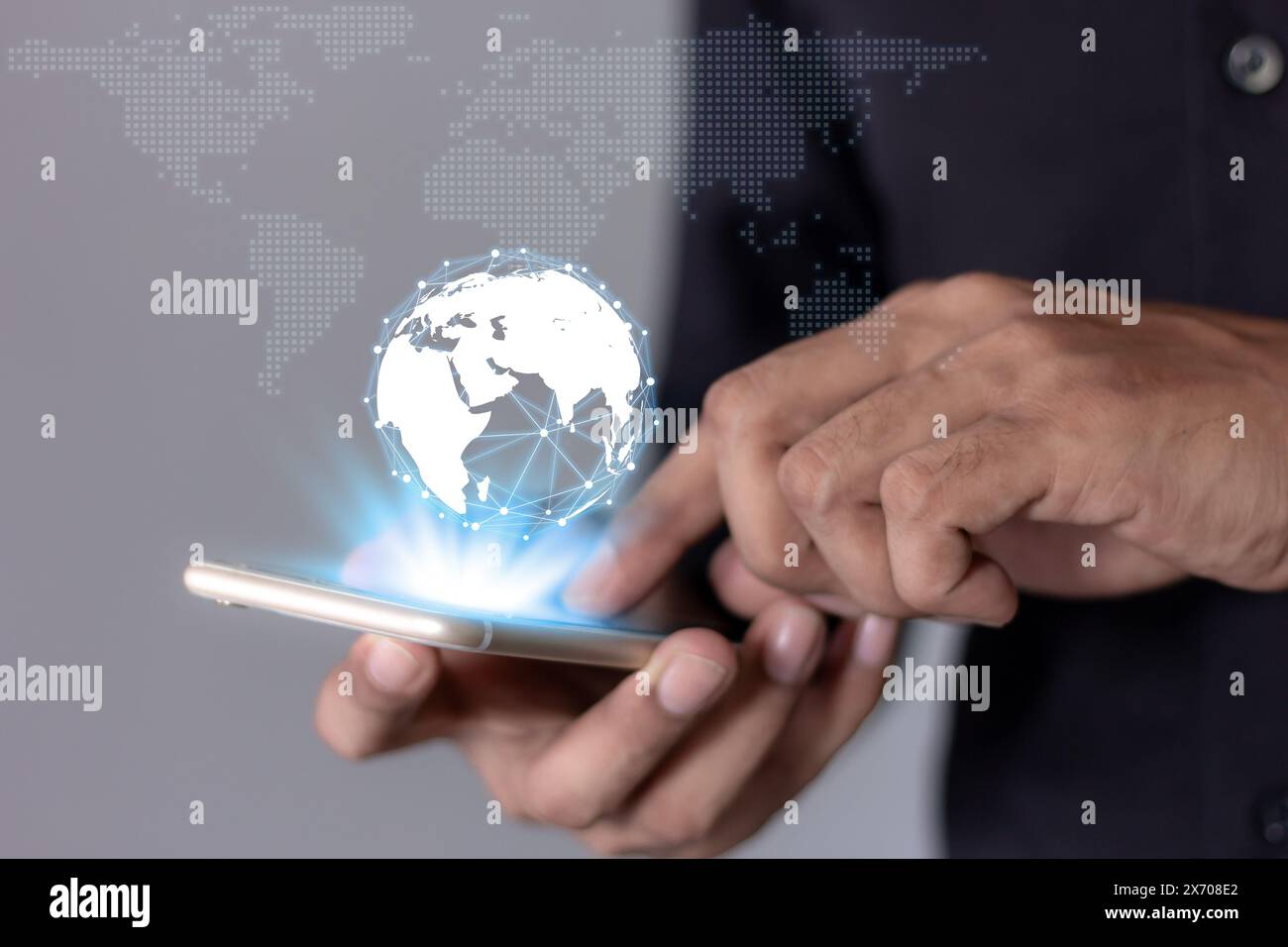 Interconnect, Interconnected Concept; Technology digital marketing ...