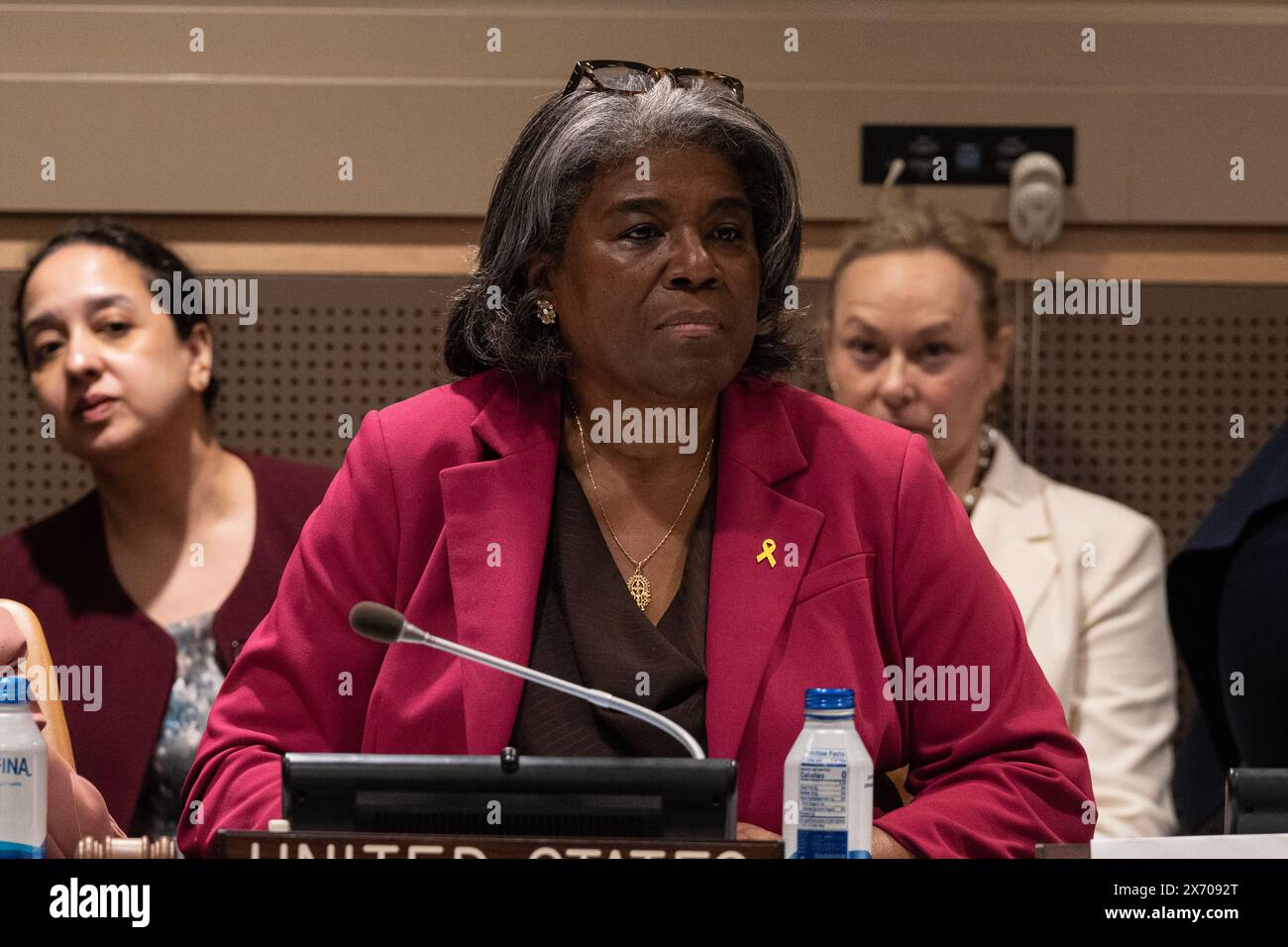 US Ambassador Linda Thomas-Greenfield attends arria-formula meeting at ...