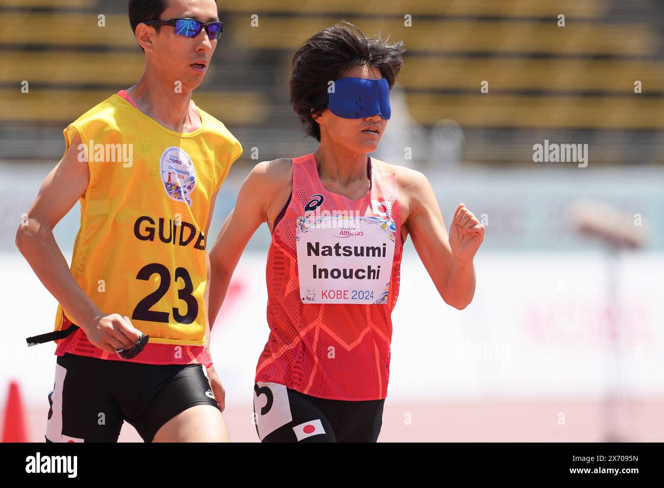 Hyogo, Japan. 17th May, 2024. Natsumi Inouchi (JPN) Athletics : Kobe 2024 Para Athletics World ...