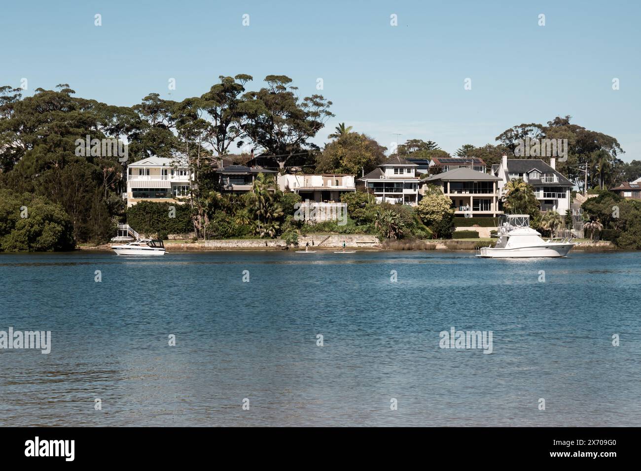 Residential properties overlooking Bayview Dog Park, Rowland Reserve ...
