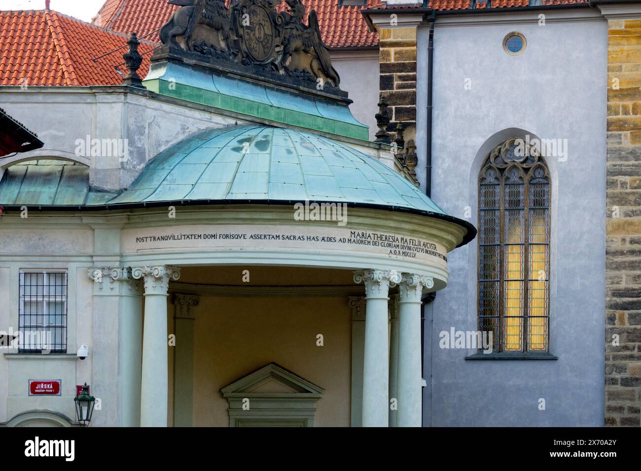 Prague Castle Teresian Institute of Nobles Entrance from Namesti U Svateho Jiri - St George ...