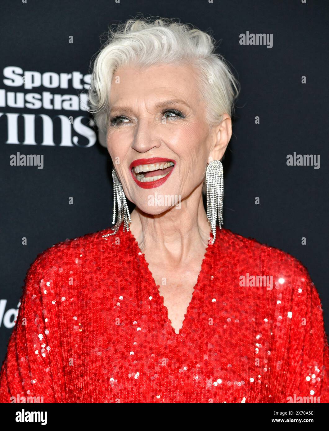 Maye Musk attends the Sports Illustrated Swimsuit 60th anniversary 2024 ...