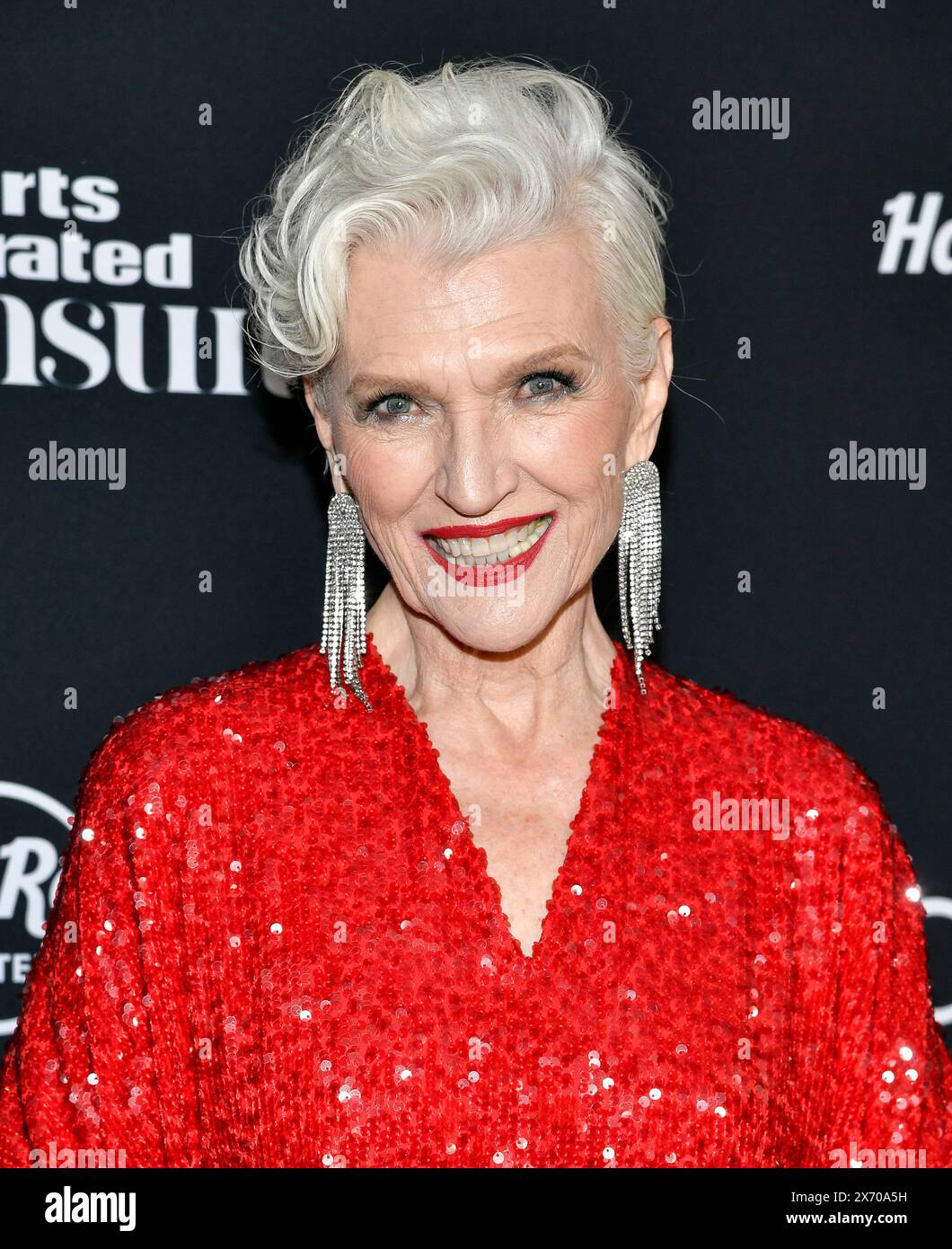 Maye Musk attends the Sports Illustrated Swimsuit 60th anniversary 2024 ...