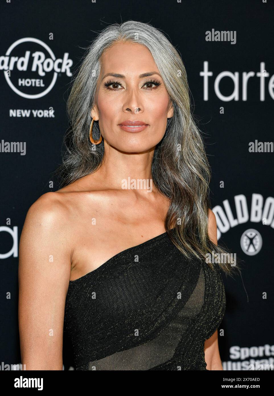 Nina Cash attends the Sports Illustrated Swimsuit 60th anniversary 2024 ...