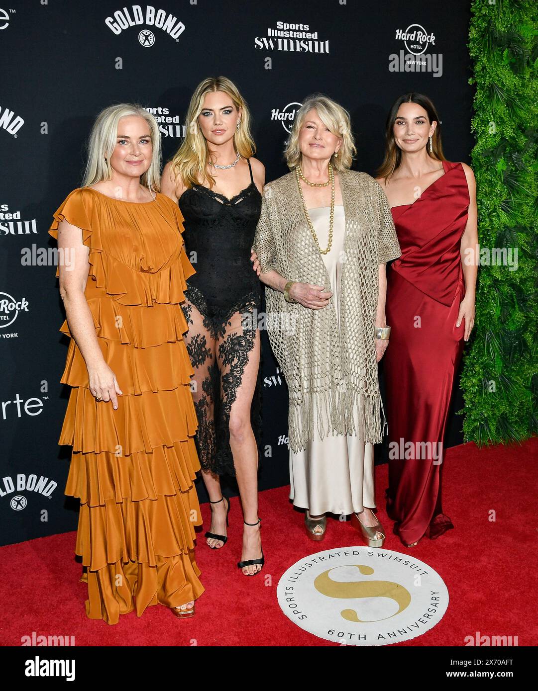 MJ Day, from left, Kate Upton, Martha Stewart and Lily Aldridge attend ...