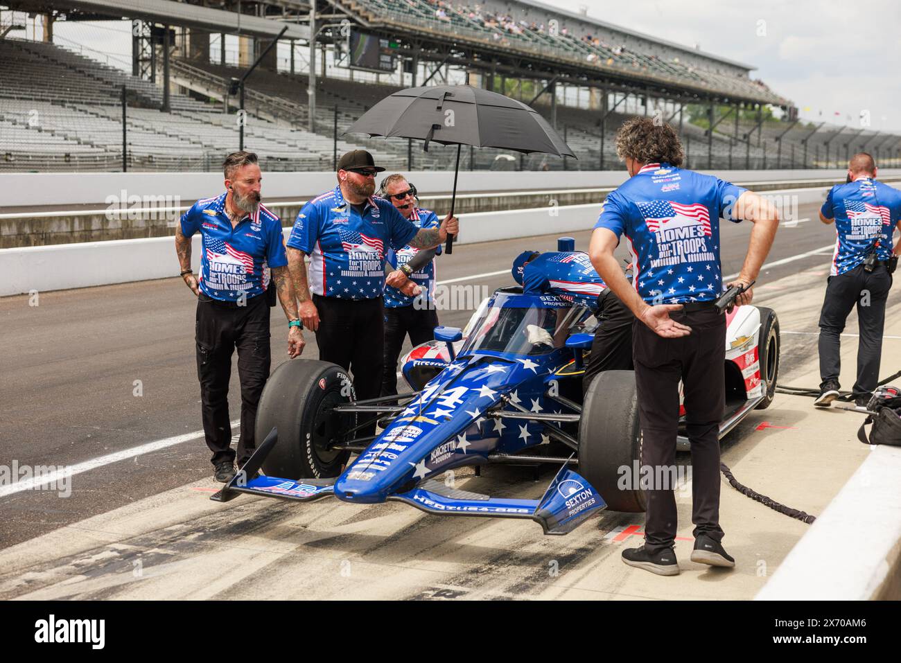 Indianapolis, United States. 16th May, 2024. Indy race car driver ...