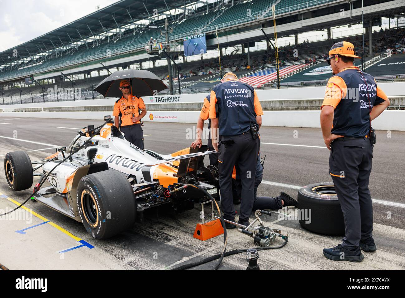 Indianapolis, United States. 16th May, 2024. Indy race car driver ...