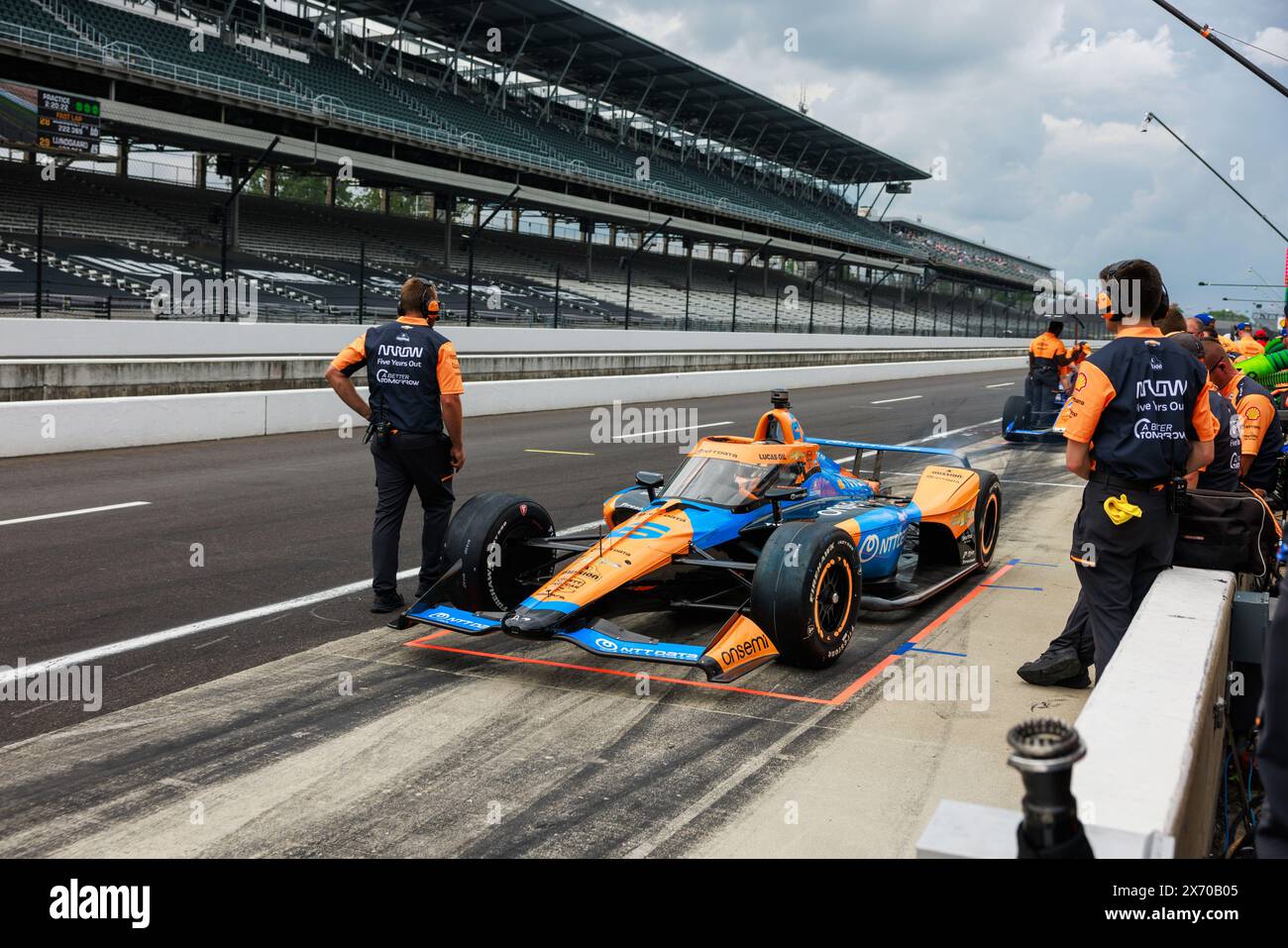 Indianapolis, United States. 16th May, 2024. Indy race car driver ...