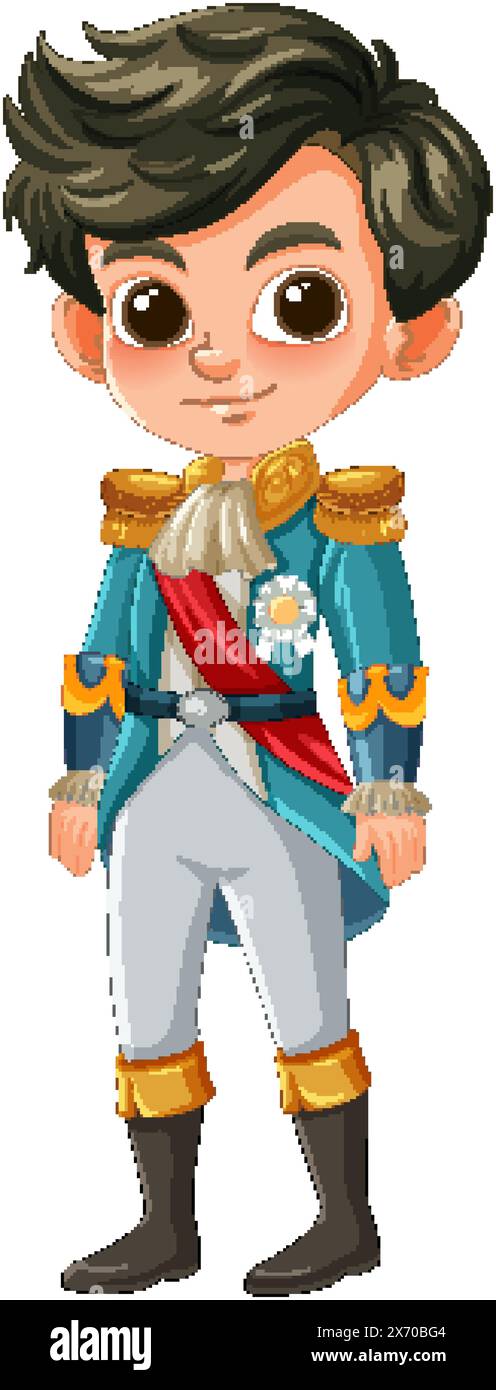 Regal boy vector vectors Stock Vector Images - Alamy