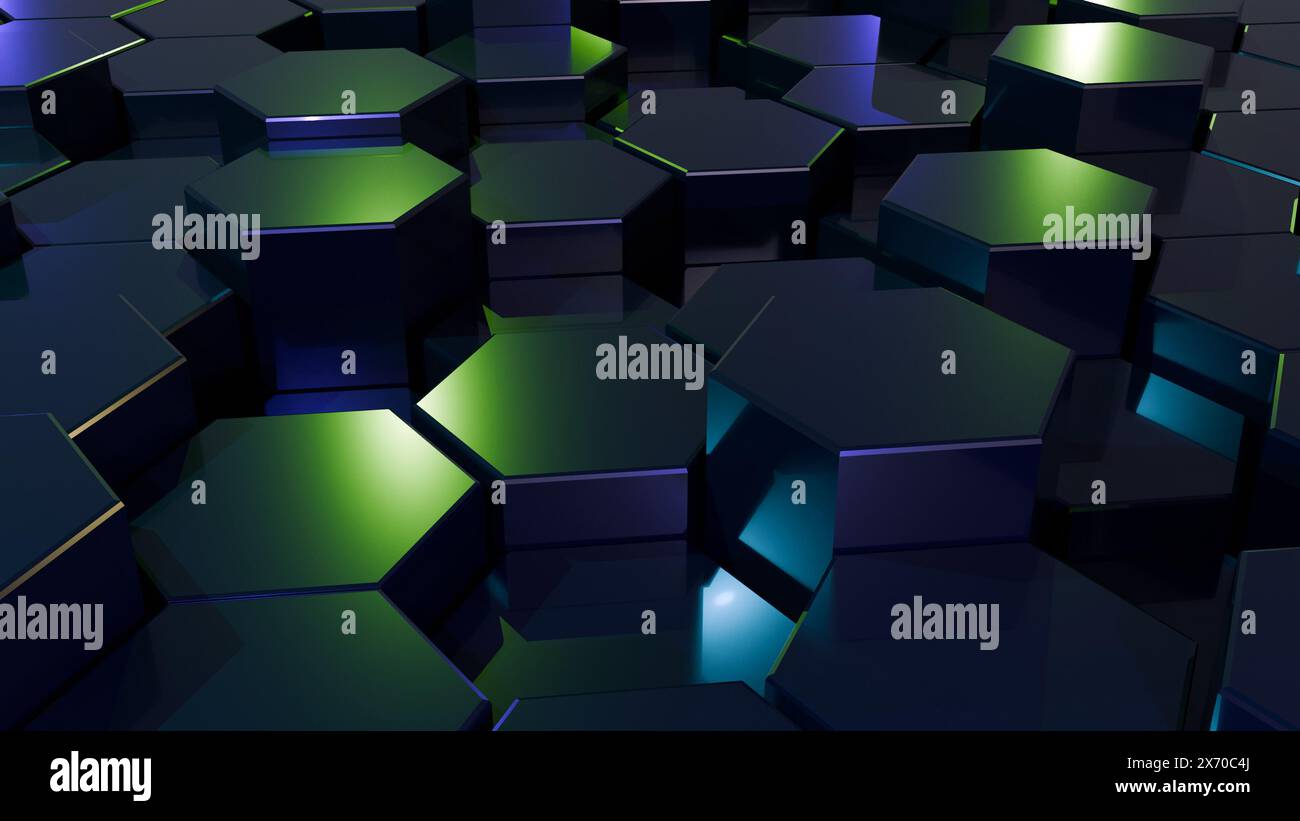 Abstract hexagonal background hi-res stock photography and images - Alamy