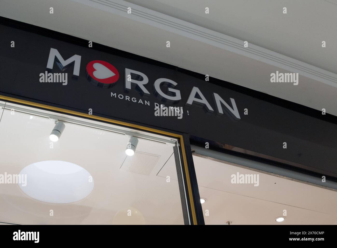 Bordeaux , France - 05 02 2024 : morgan boutique brand logo and sign ...