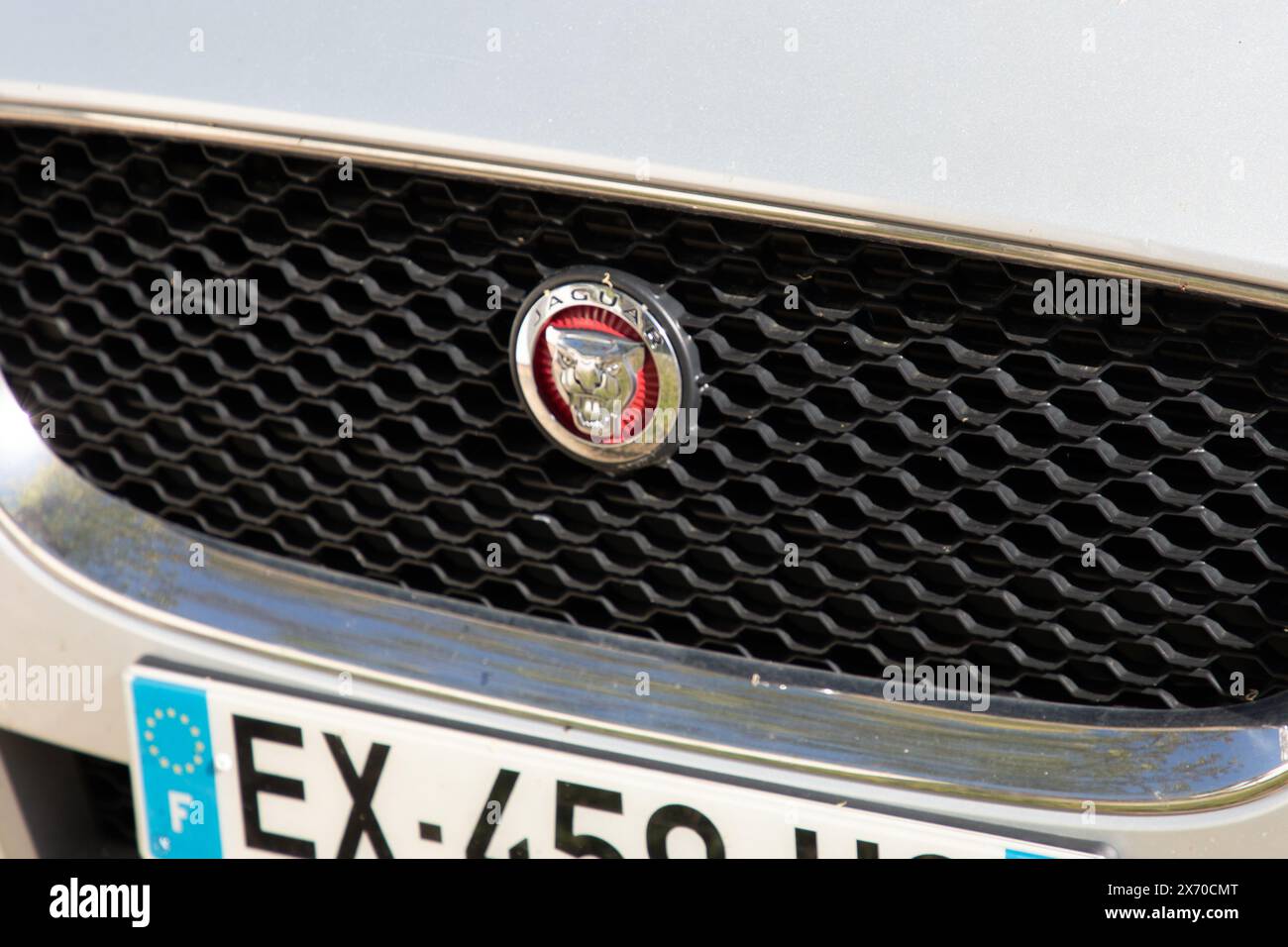 Bordeaux , France - 05 15 2024 : Jaguar car logo brand and text sign ...