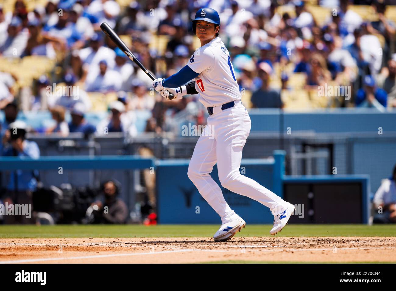 LOS ANGELES, CA - MAY 08: Los Angeles Dodgers two-way player Shohei ...