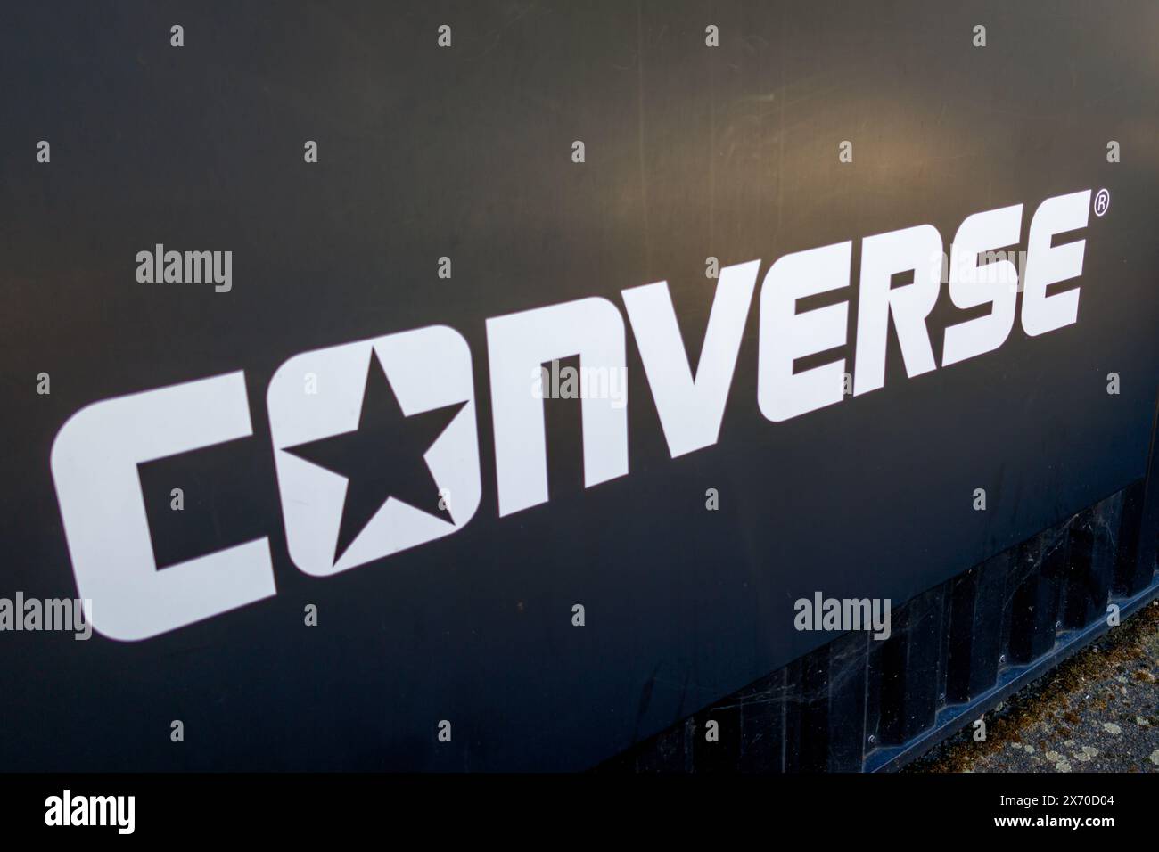 Bordeaux , France - 05 12 2024 : converse all star text brand wall ...