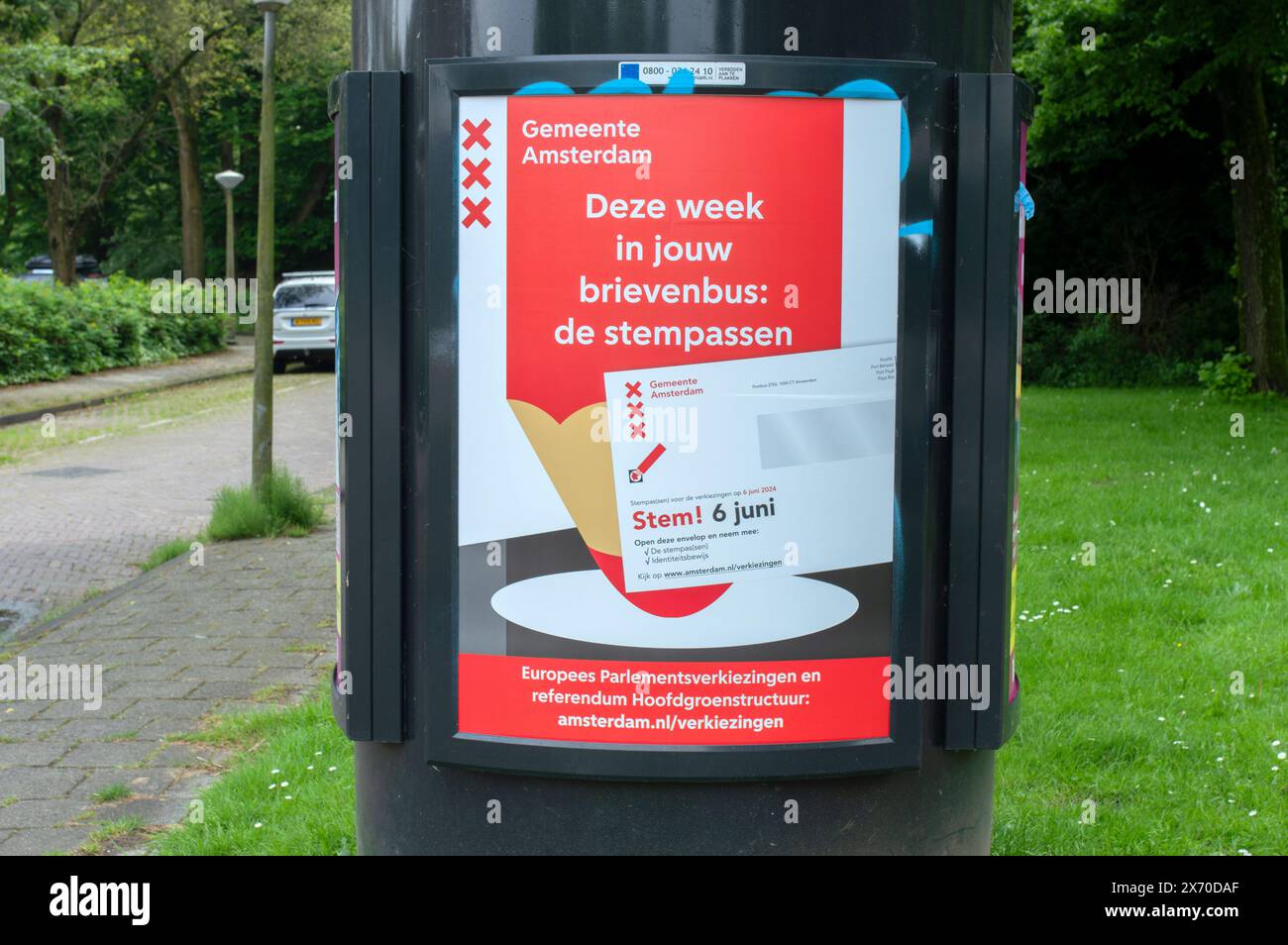 Billboard European Elections At Amsterdam The Netherlands 16-5-2024 ...