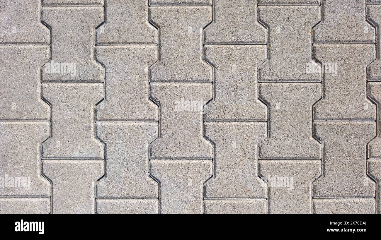 interlocking block paving floor background beige grey demo example ...