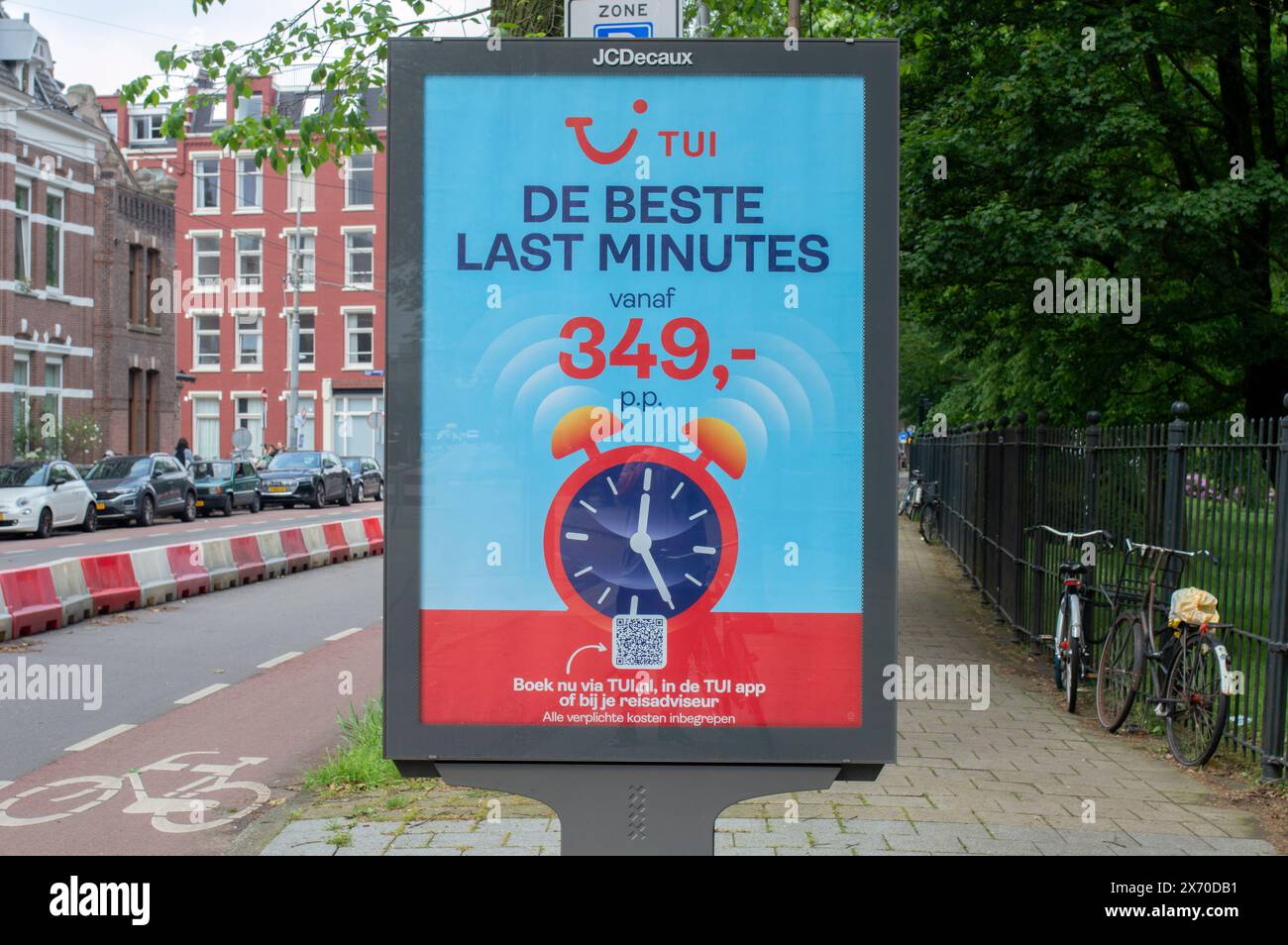 Billboard TUI Travel Agency At Amsterdam The Netherlands 16-5-2024 ...
