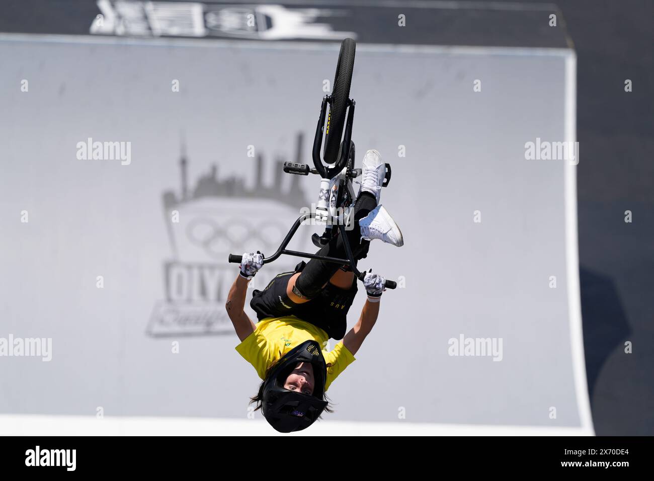 Australia's Sarah Nicki competes in the Cycling BMX Freestyle Women's ...