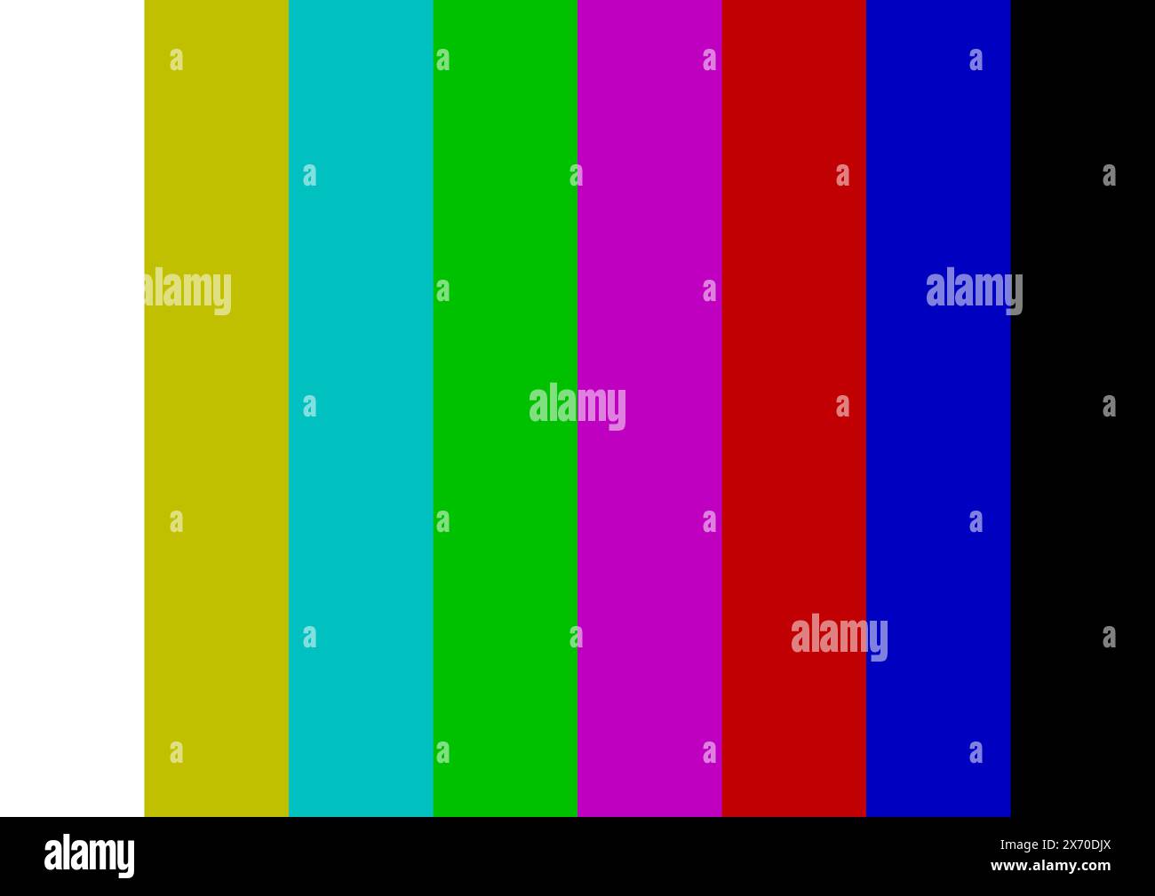 Television test pattern color bars hi-res stock photography and images ...
